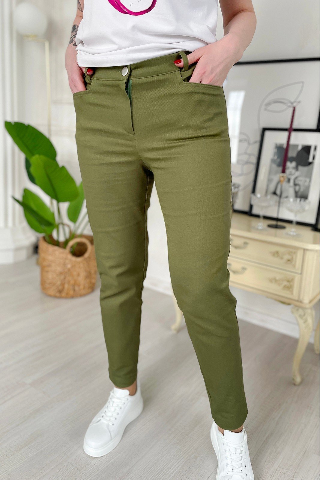 Брюки 2194 хаки Rumoda купить - 15% скидка | в наличии